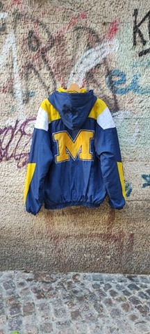 Starter 90s Vintage Michigan Wolverines NFL Jacket. Made in Korea. (U.S ...