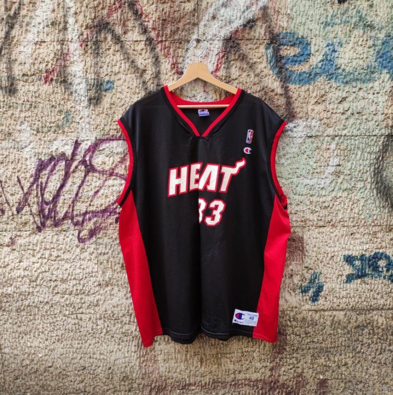 Champion Official Licensed NBA Mourning Miami Heat Vintage Jersey Made ...