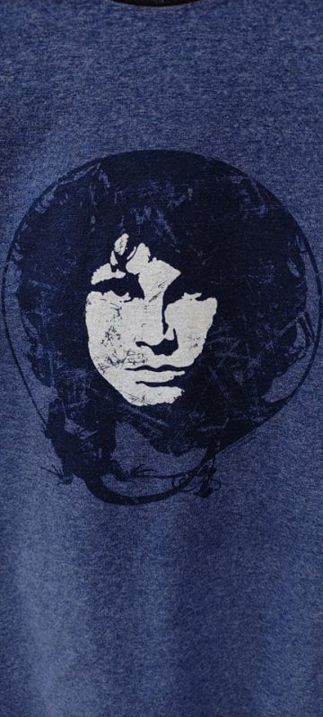 Vintage Printed Rock Tee Jim Morrison Made in Mexico - RE.NATO VINTAGE