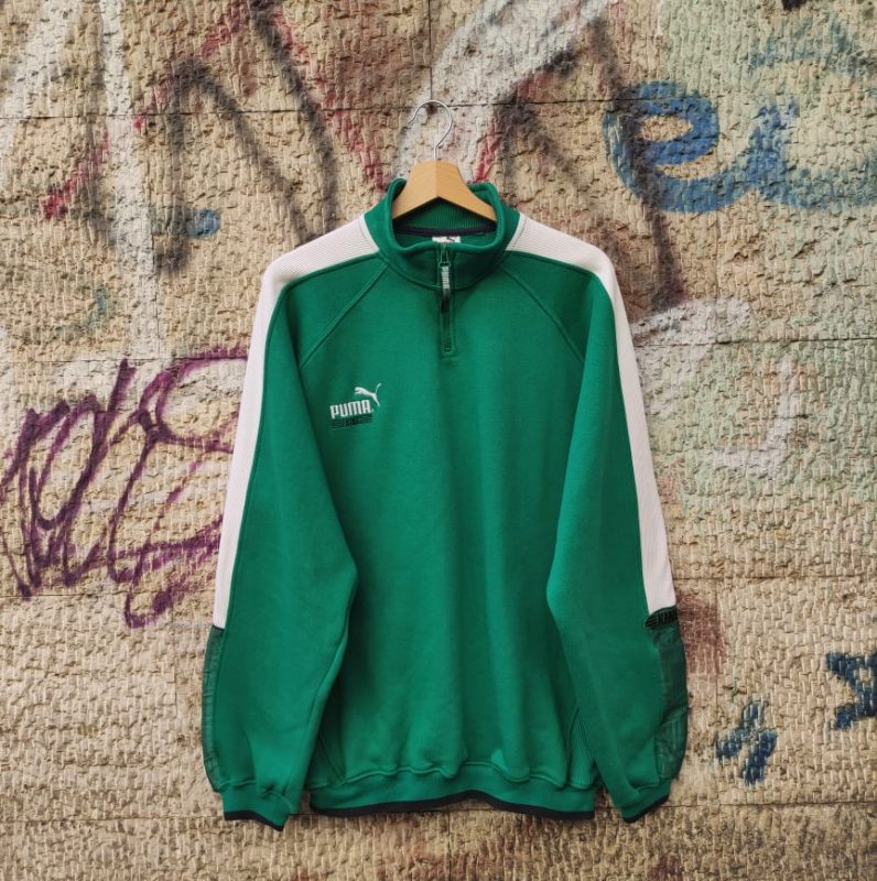 Puma King Vintage Half Zip Sweatshirt - RE.NATO VINTAGE