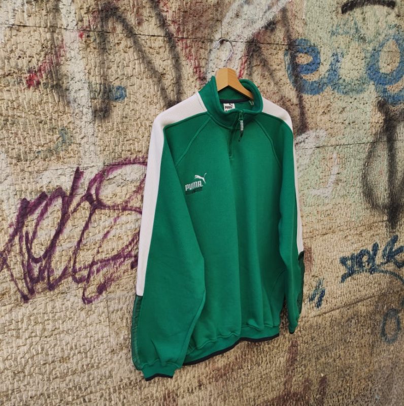 Puma King Vintage Half Zip Sweatshirt - RE.NATO VINTAGE