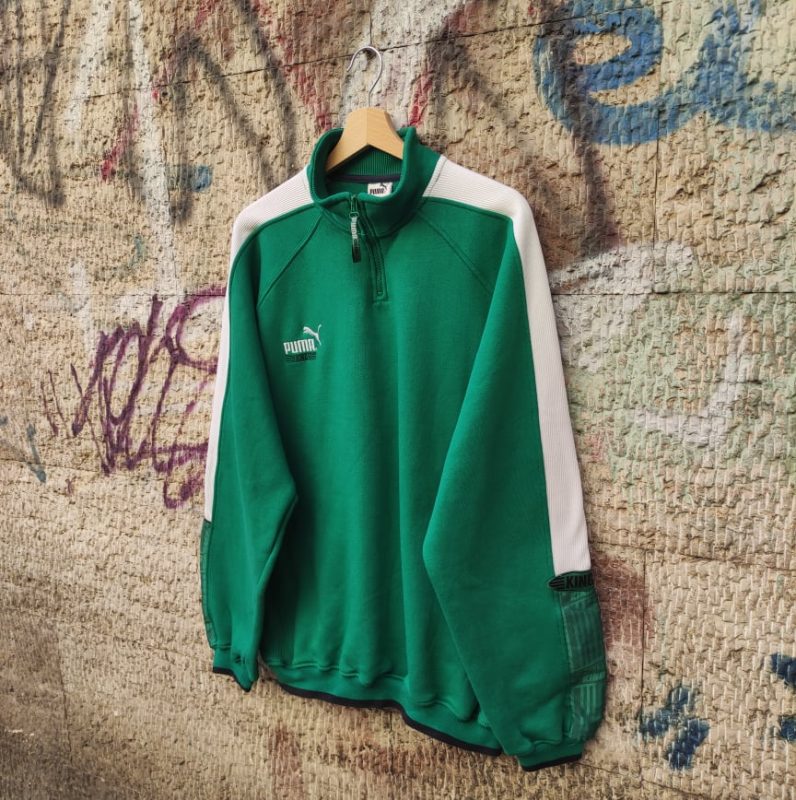 Puma King Vintage Half Zip Sweatshirt - RE.NATO VINTAGE