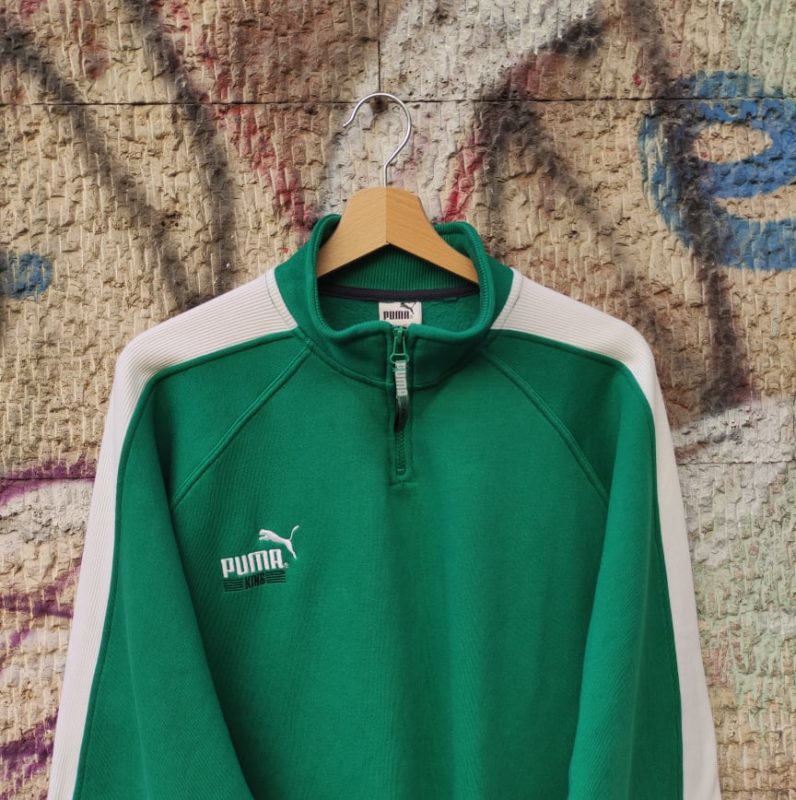 Puma King Vintage Half Zip Sweatshirt - RE.NATO VINTAGE